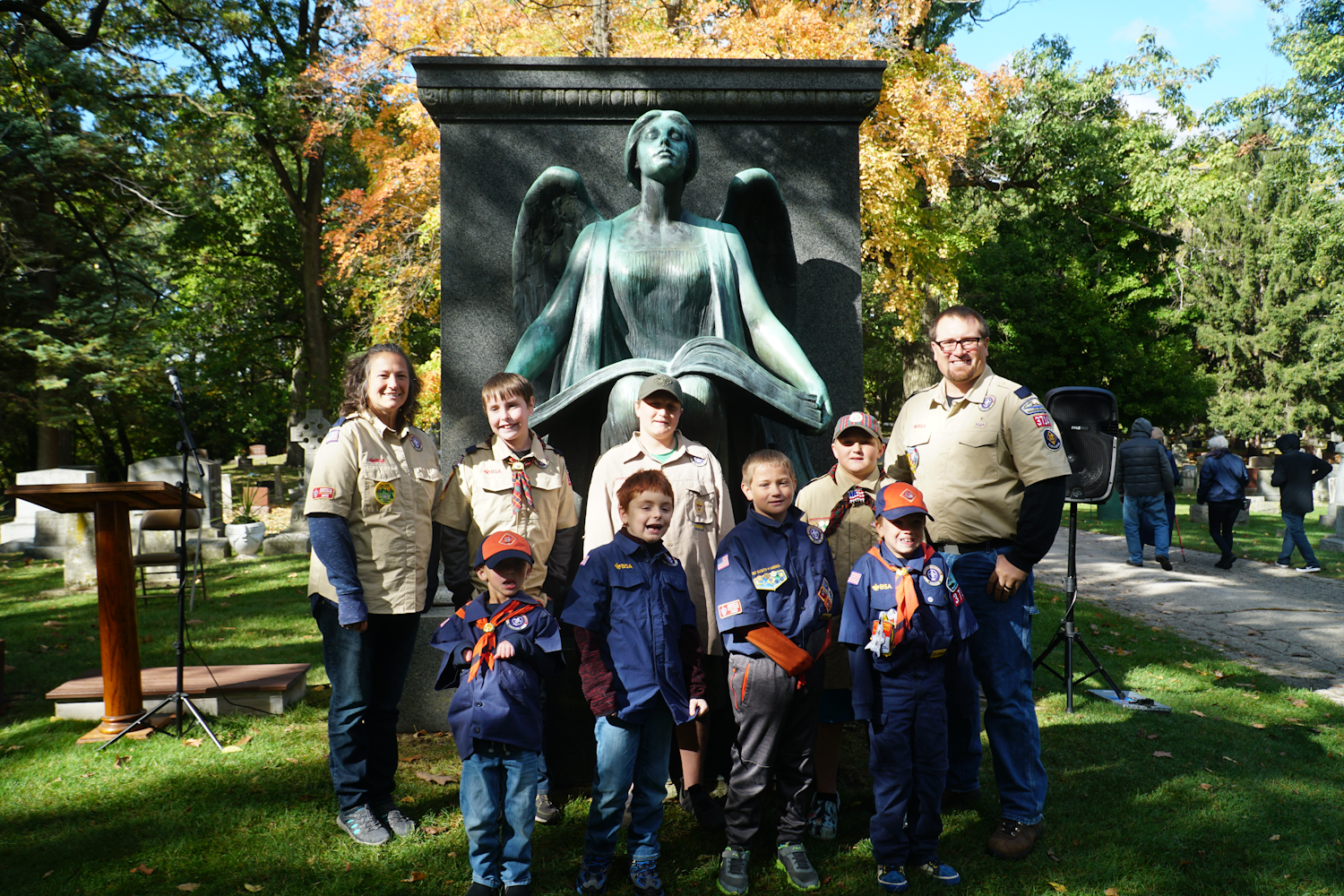 Waupun Celebrates Recording Angel Centennial With Rededication Ceremony ...