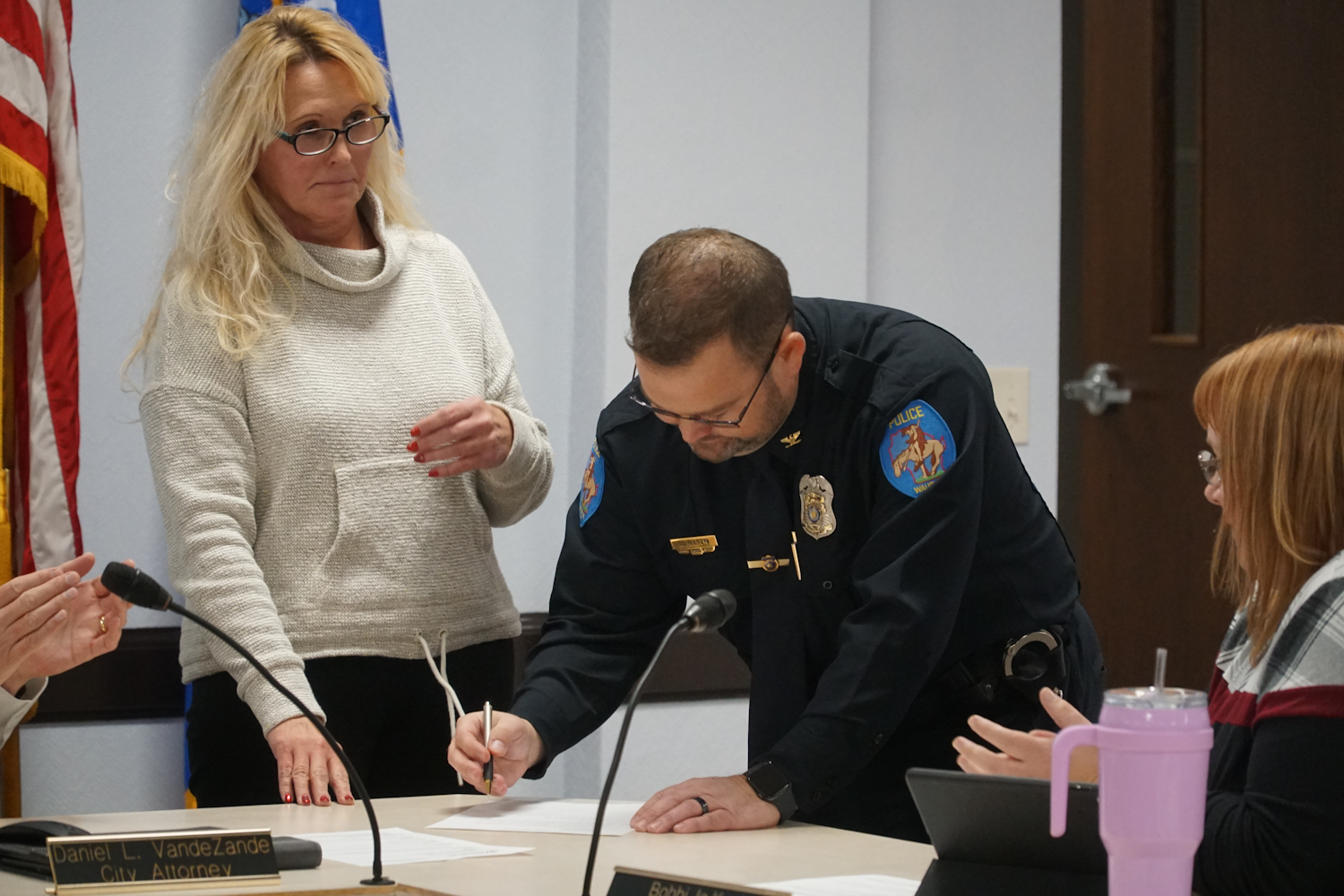 City Swears in Jeremy Rasch as Interim Police Chief – Waupun Pioneer News