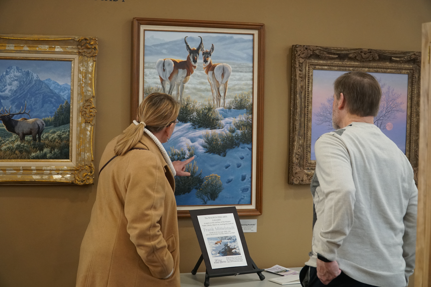 Library hosts reception for local painter art gallery – Waupun Pioneer News