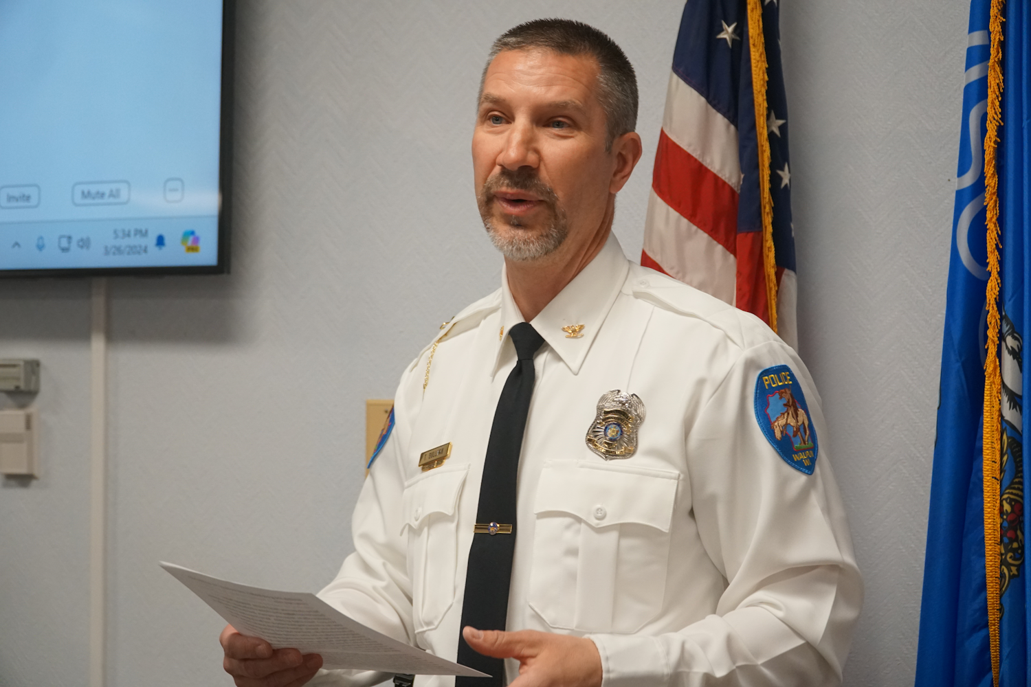 Ted Sullivan sworn in as Deputy Police Chief – Waupun Pioneer News