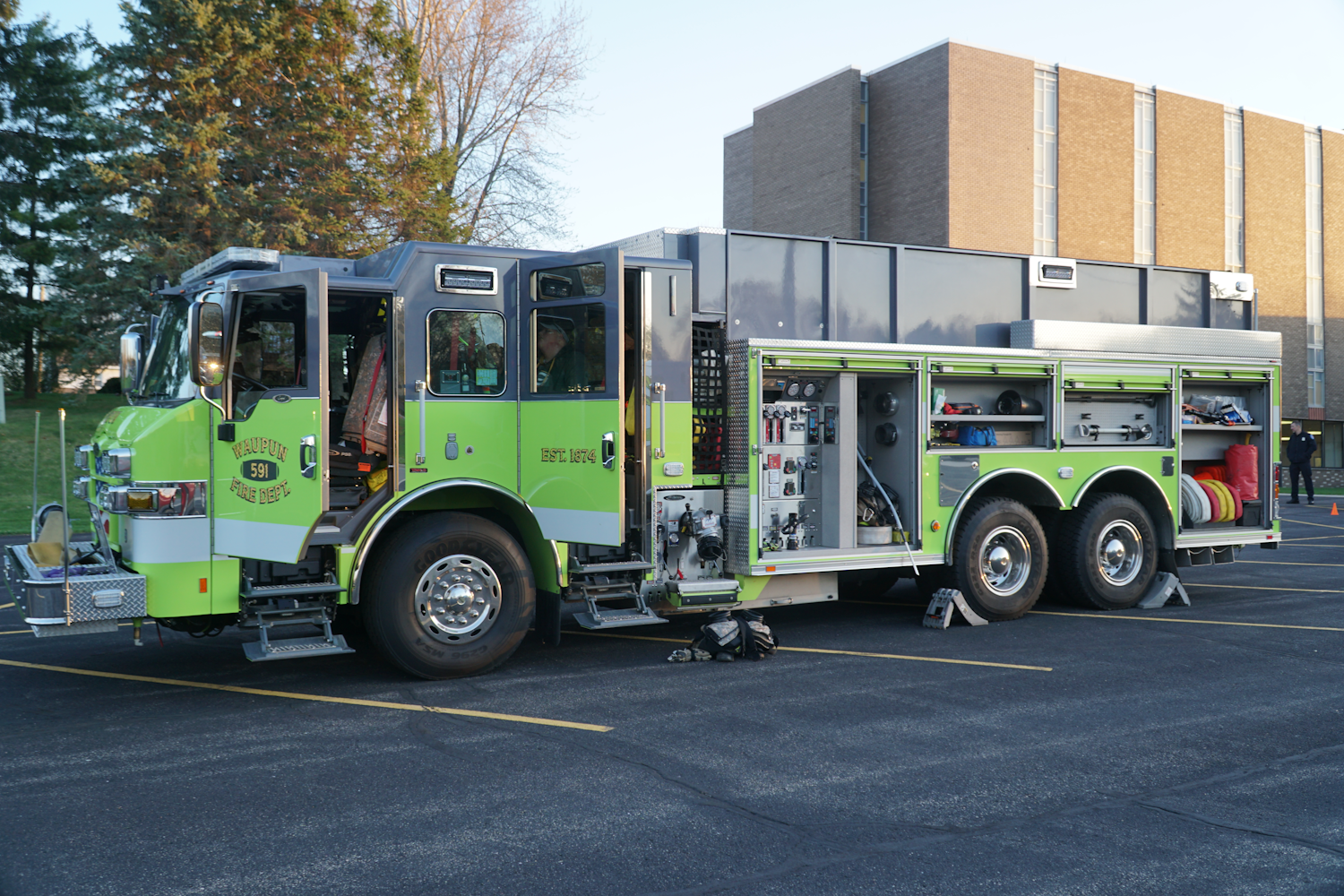 Waupun Police, Fire Department show off equipment at Awana Club ...