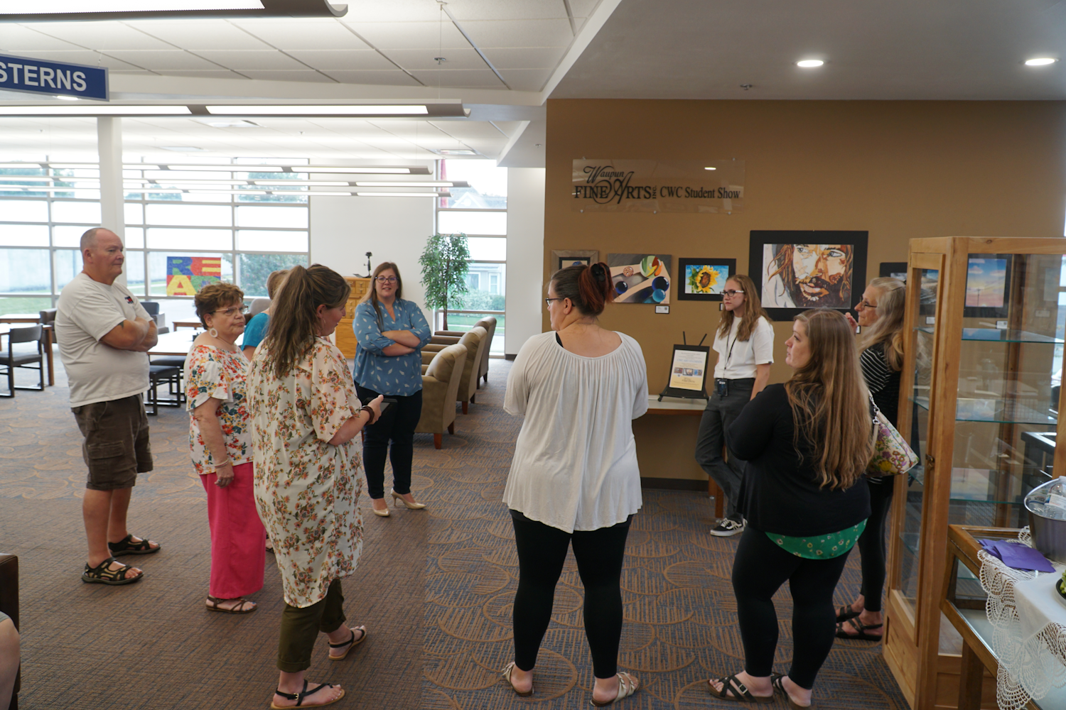 (PHOTOS) CWC students display artwork at Waupun Public Library – Waupun ...