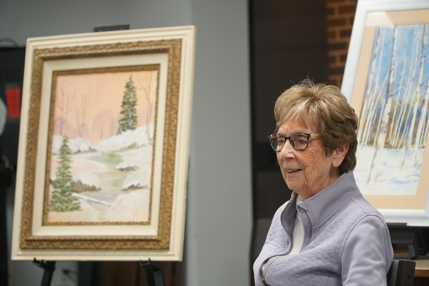 PHOTOS — Artist reception held for Justine Port – Waupun Pioneer News