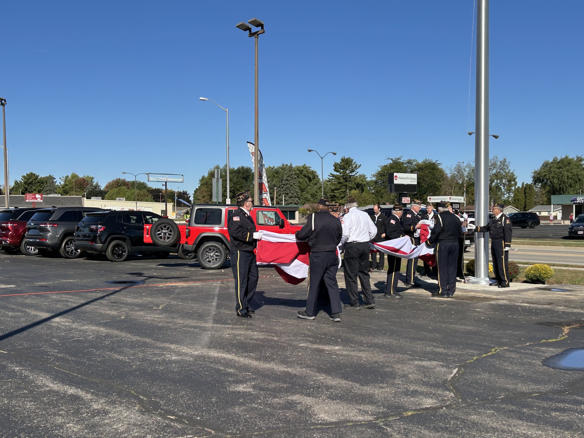 Mayor’s Column — Homan Auto raises giant American flag in ceremonies ...